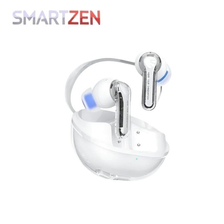 SoundPEATS Clear True Wireless Earbuds – White - SmartZen