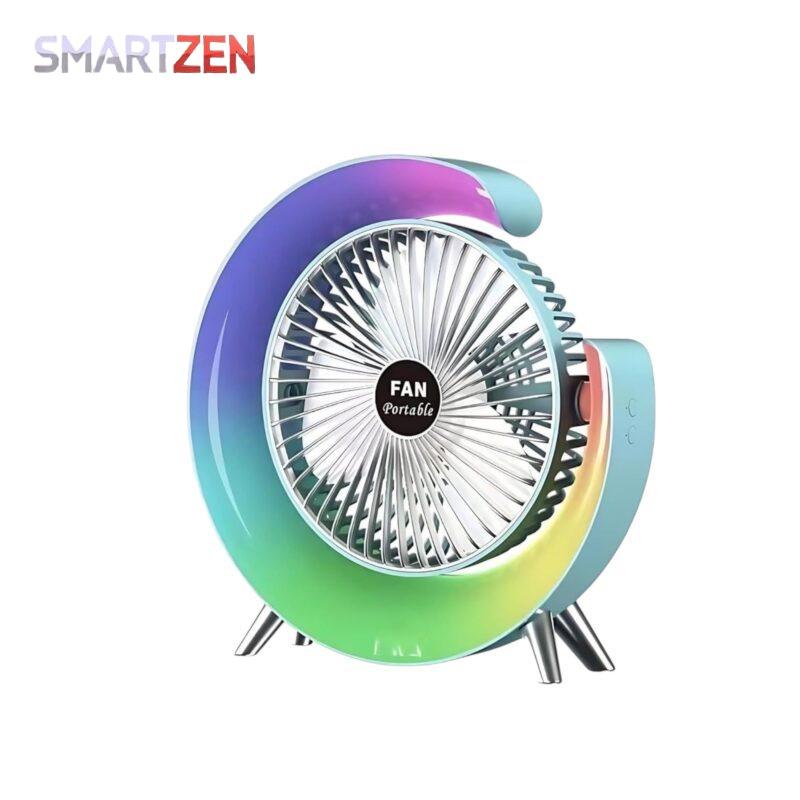 Colorful RGB Desk Fan - SmartZen