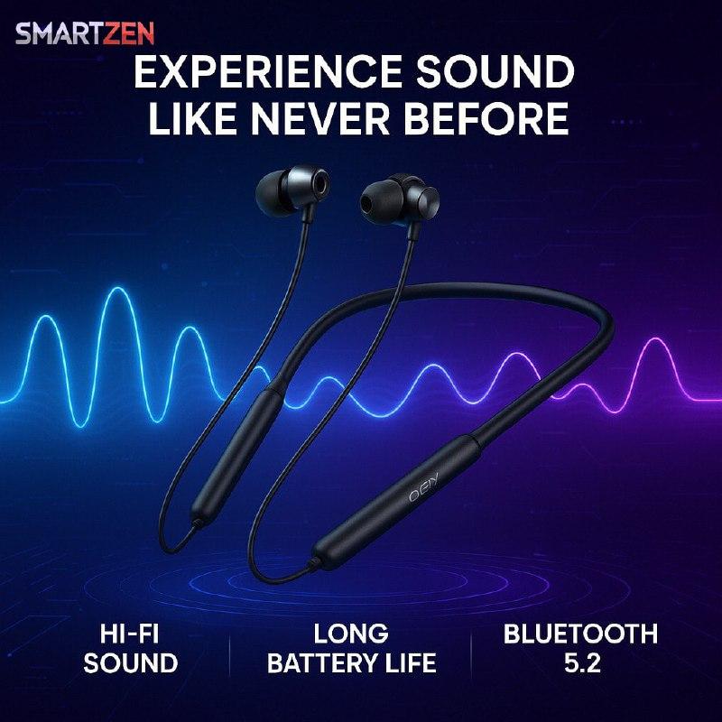 QCY TuneArc N1 C3 In-ear Neckband Headphones - SmartZen