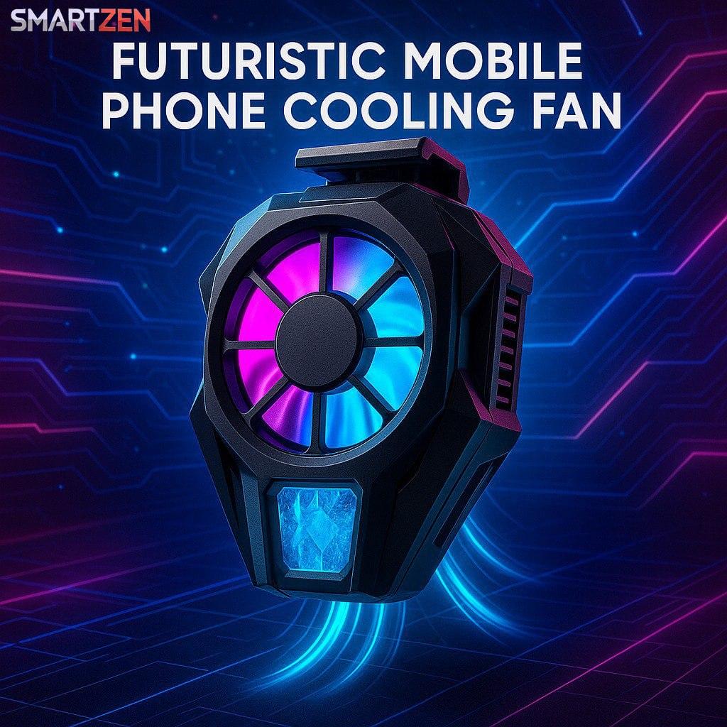 L01 Mobile Phone Radiator Cooler Fan – Black - SmartZen